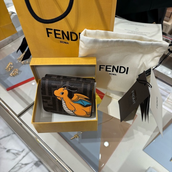 Fendi | Bags | New Fendi X Frgmt X Pokmon Wallet With Boxes Tags Brown ...